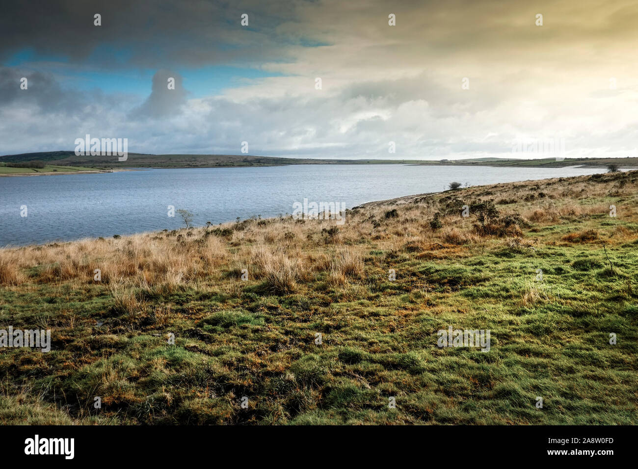 Colliford Lake on Bodmin Moor in Cornwall Stock Photo - Alamy