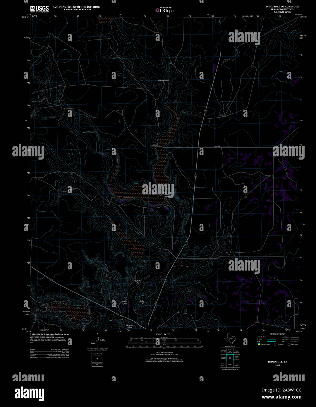 Map of indio hi-res stock photography and images - Alamy