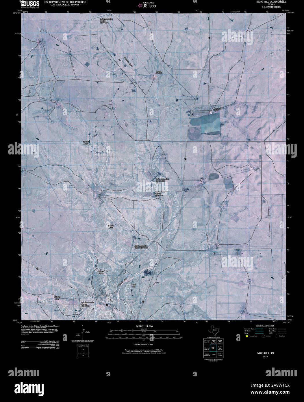 Map of indio hi-res stock photography and images - Alamy