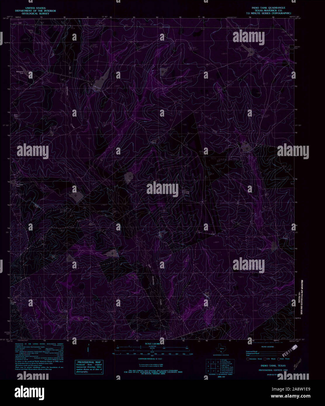 Map of indio hi-res stock photography and images - Alamy