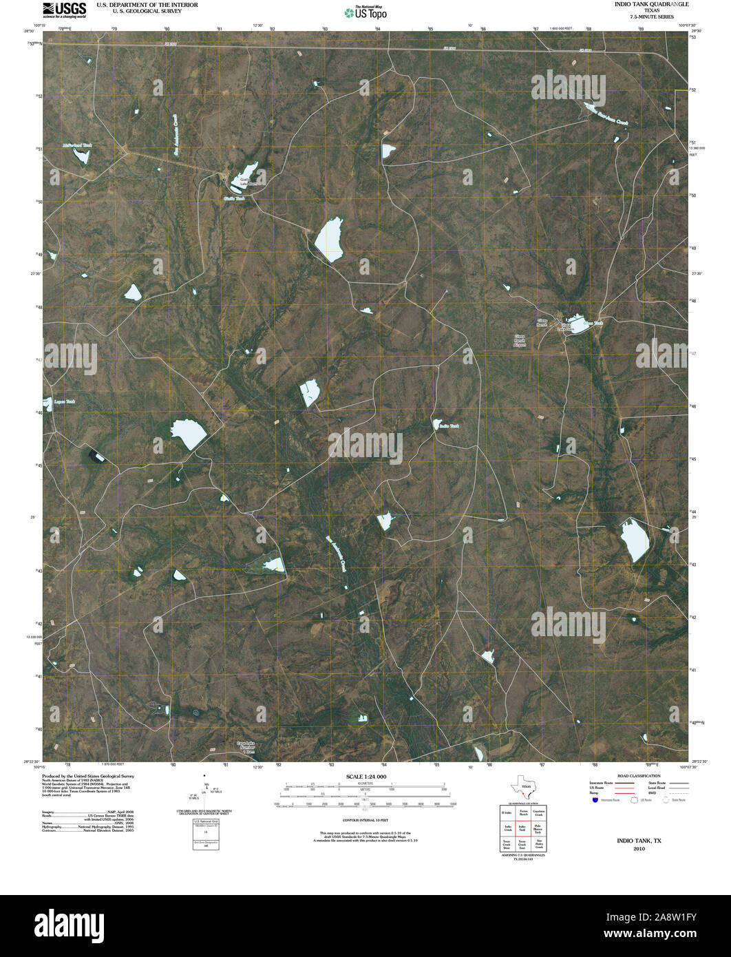 Map of indio hi-res stock photography and images - Alamy
