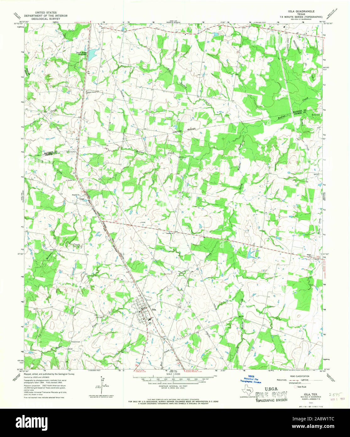 Map of iola hi-res stock photography and images - Alamy
