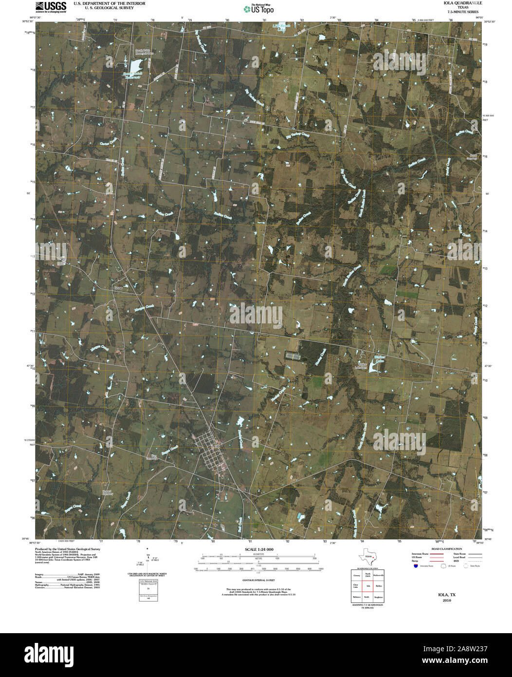 Map of iola Cut Out Stock Images & Pictures - Alamy