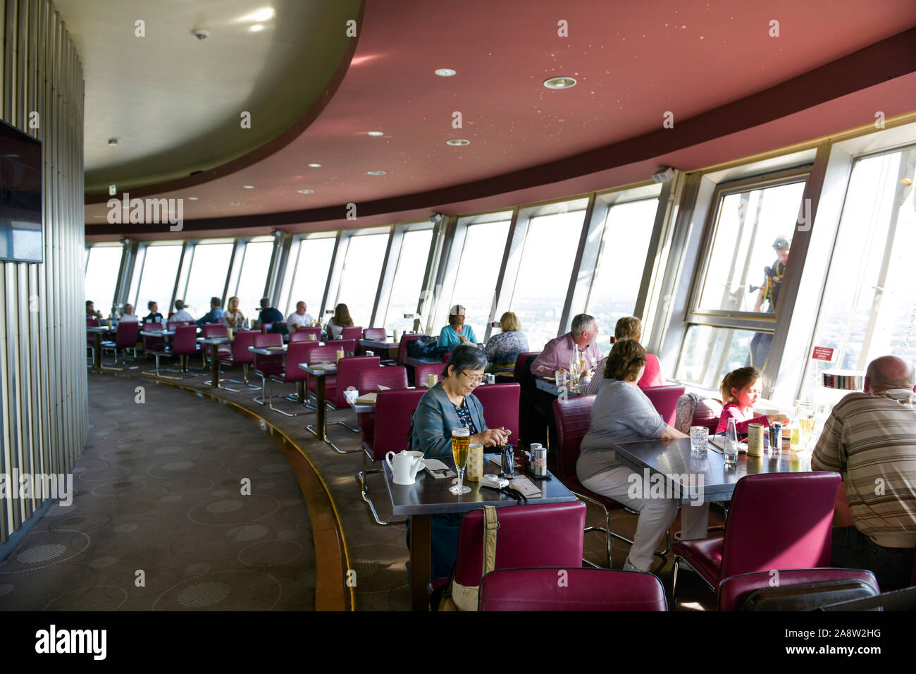 Restaurant Telecafe, Fernsehturm, Mitte, Berlin, Deutschland Stock ...