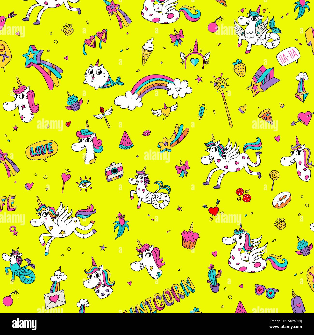 Mythical creatures vector vectors hi-res stock photography and images ...
