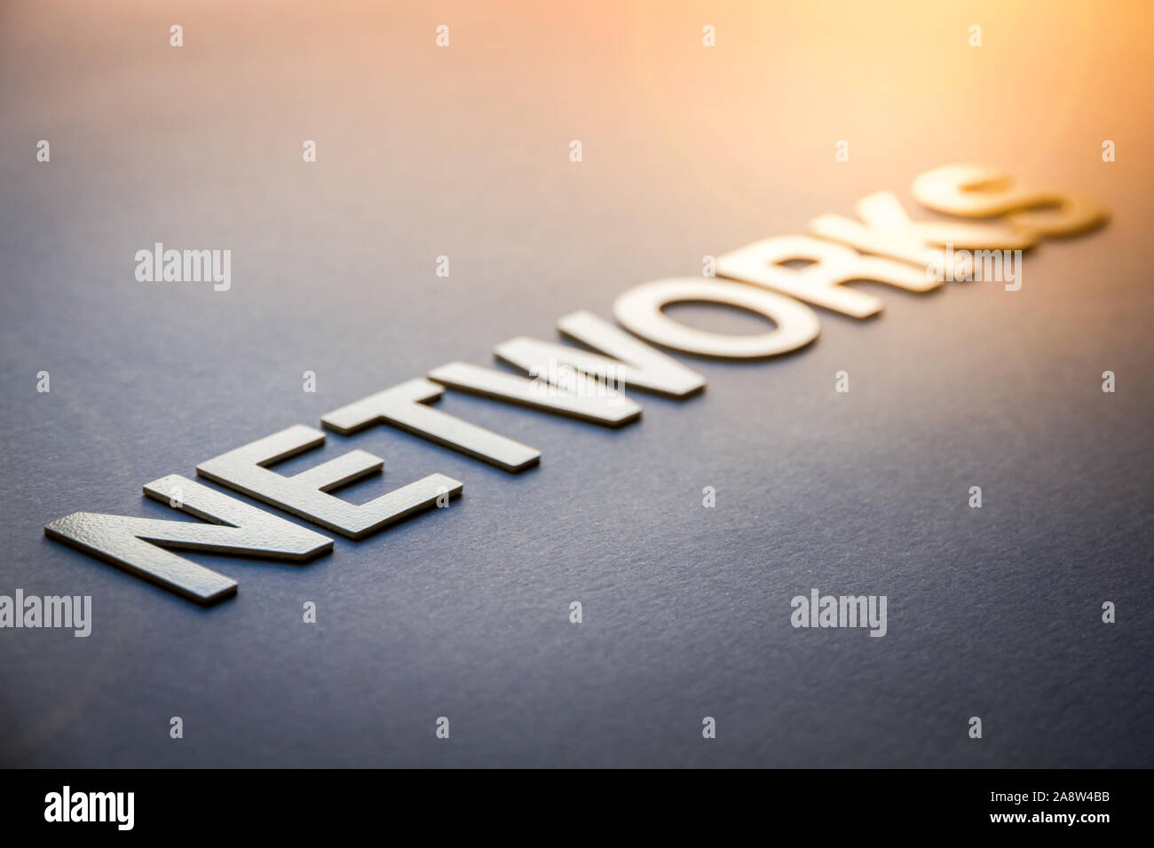 Word networks written with white solid letters on a board Stock Photo ...