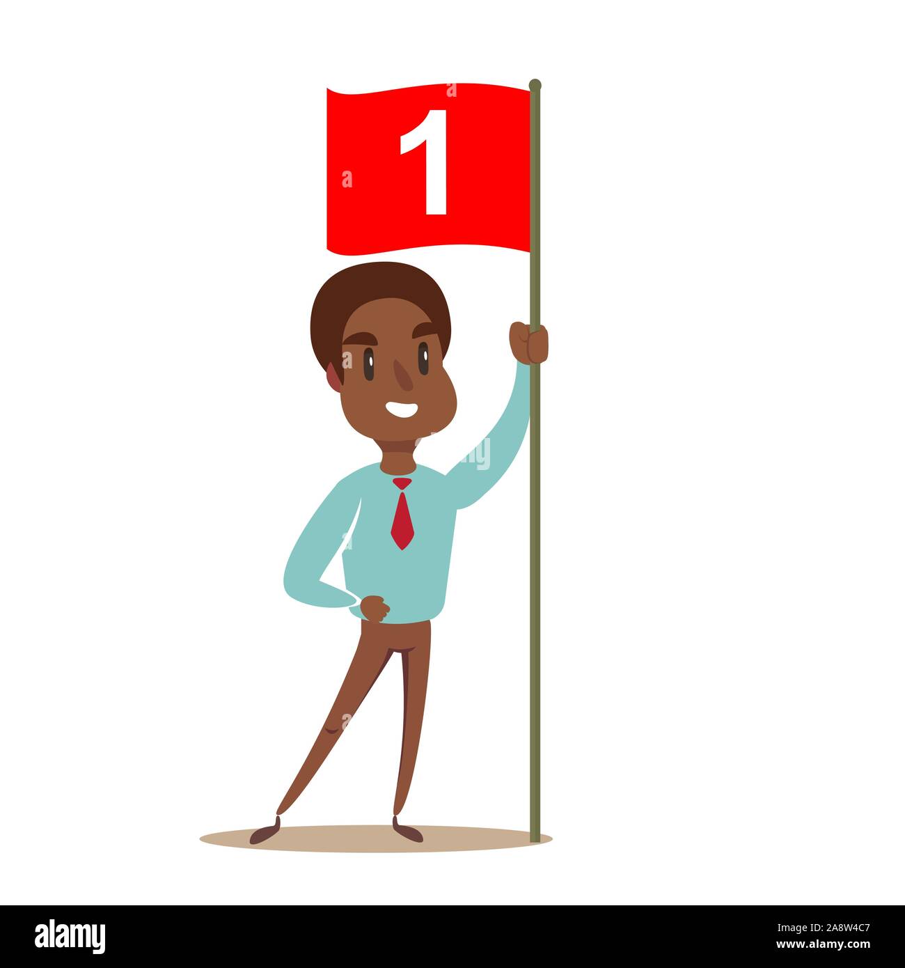 Businessman holding vision growth Cut Out Stock Images & Pictures - Alamy