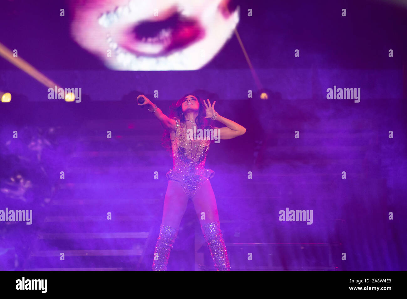 November 9, 2019: Mexican singer Gloria Trevi performs at Viejas Arena ...