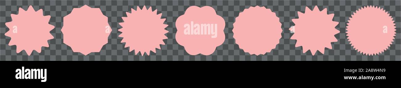 Label Pink Rose | Badge Icon | Price Tag | Sticker | Logo | Isolated ...