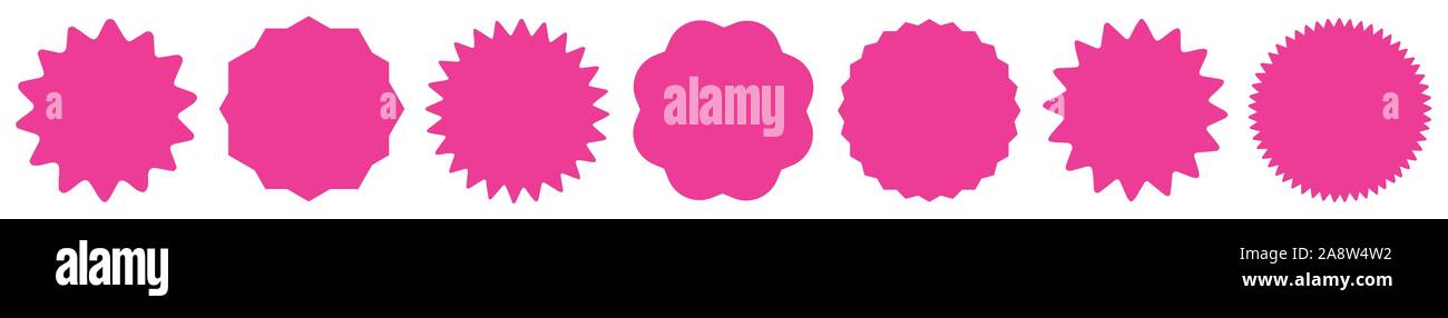 Label Pink | Badge Icon | Price Tag | Sticker | Logo Variations Stock ...