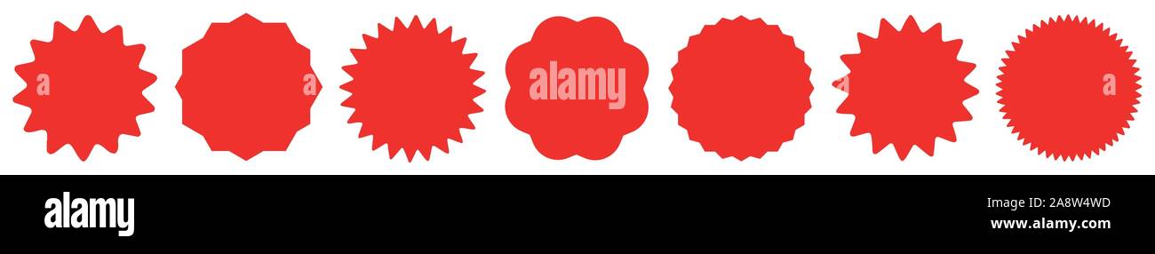 Label Red | Badge Icon | Price Tag | Sticker | Logo Variations Stock ...