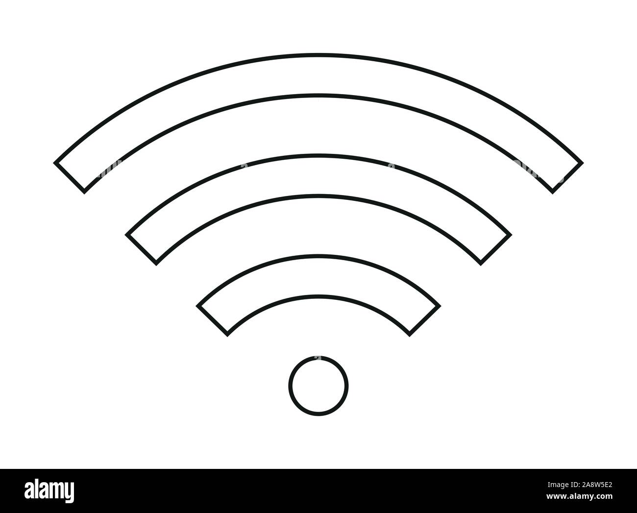 Wireless | Internet Connection | Signal Icon Stock Vector Image & Art ...