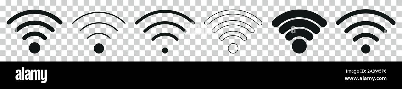 Wireless | Internet Connection | Signal Icon | Isolated Transparent ...