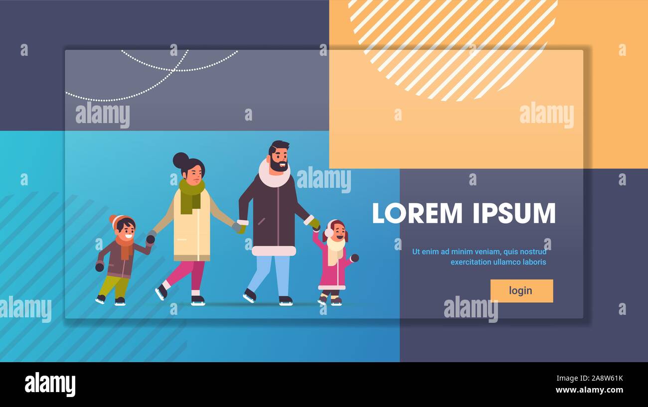 Flat smiling parents children Stock Vector Images - Alamy