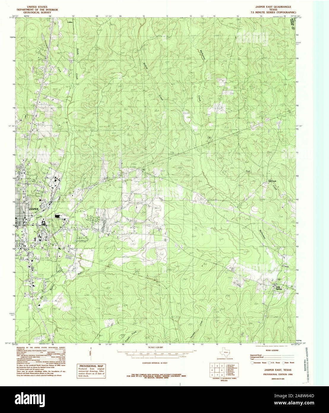 Map of jasper texas hi-res stock photography and images - Alamy