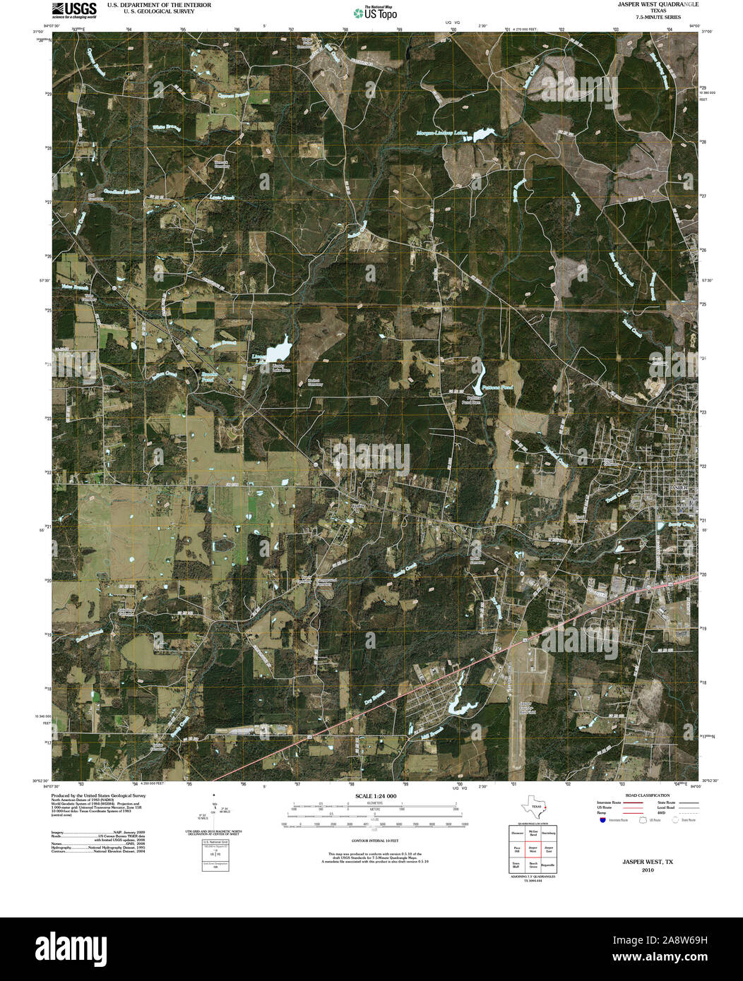 Map of jasper texas hi-res stock photography and images - Alamy