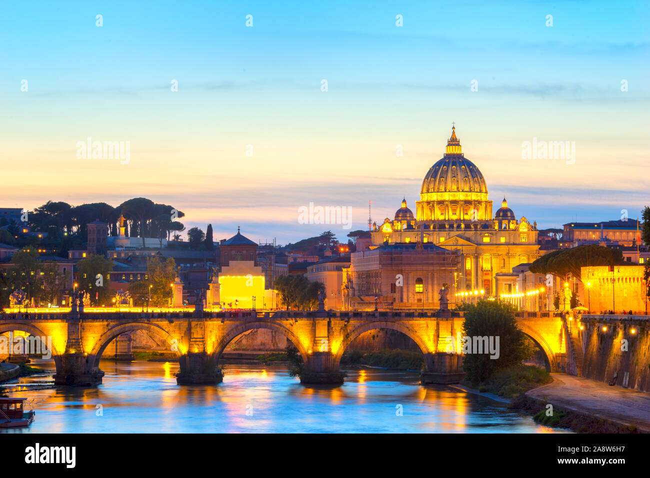 St peters basilica sunrise hi-res stock photography and images - Alamy