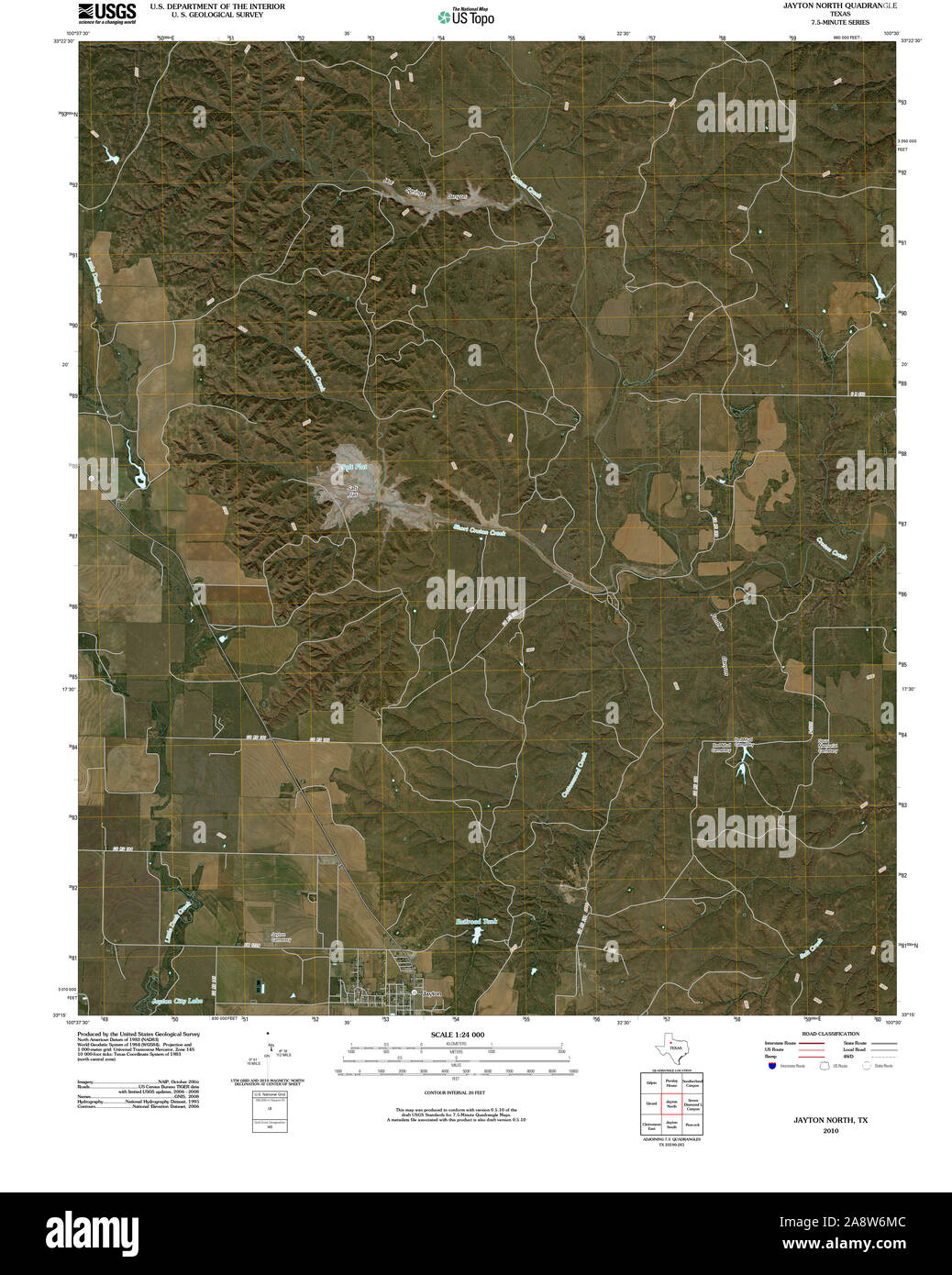 Jayton map hi-res stock photography and images - Alamy