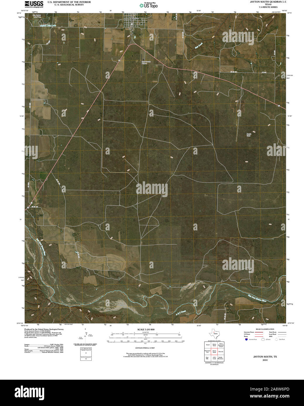 Jayton map hi-res stock photography and images - Alamy