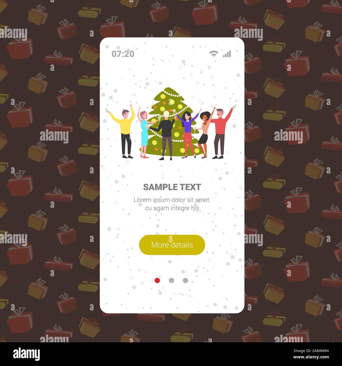 Girl santa dancing green screen hi-res stock photography and images - Alamy