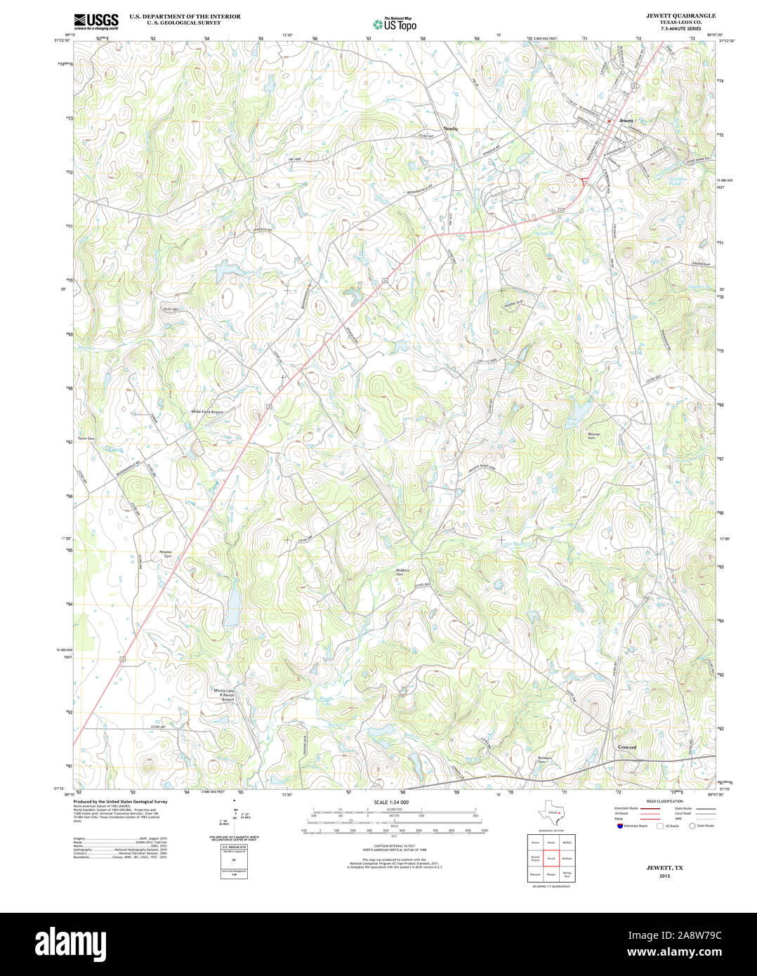 Map of jewett hi-res stock photography and images - Alamy