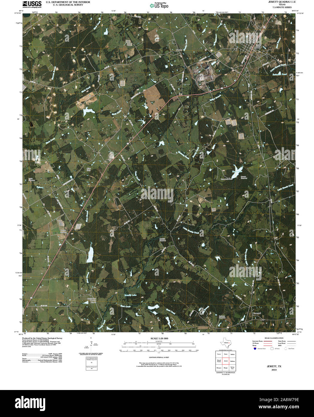 Map of jewett hi-res stock photography and images - Alamy