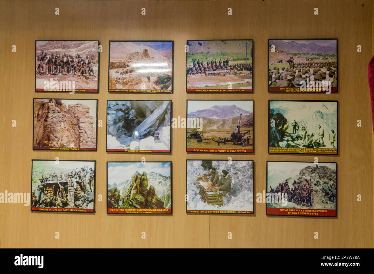 LEH, LADAKH, INDIA, MAY 13, 2018. Hall of fame museum and War memorial ...