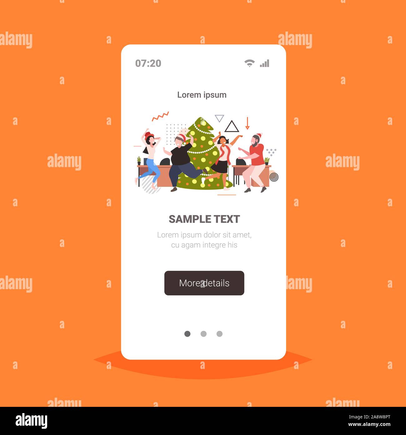 Girl santa dancing green screen hi-res stock photography and images - Alamy