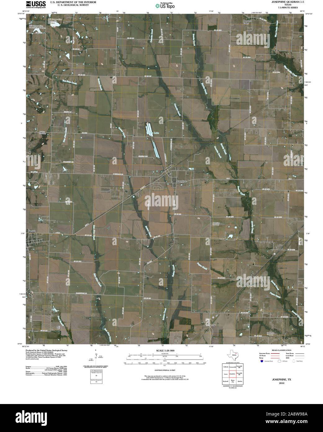 Josephine map hi-res stock photography and images - Alamy