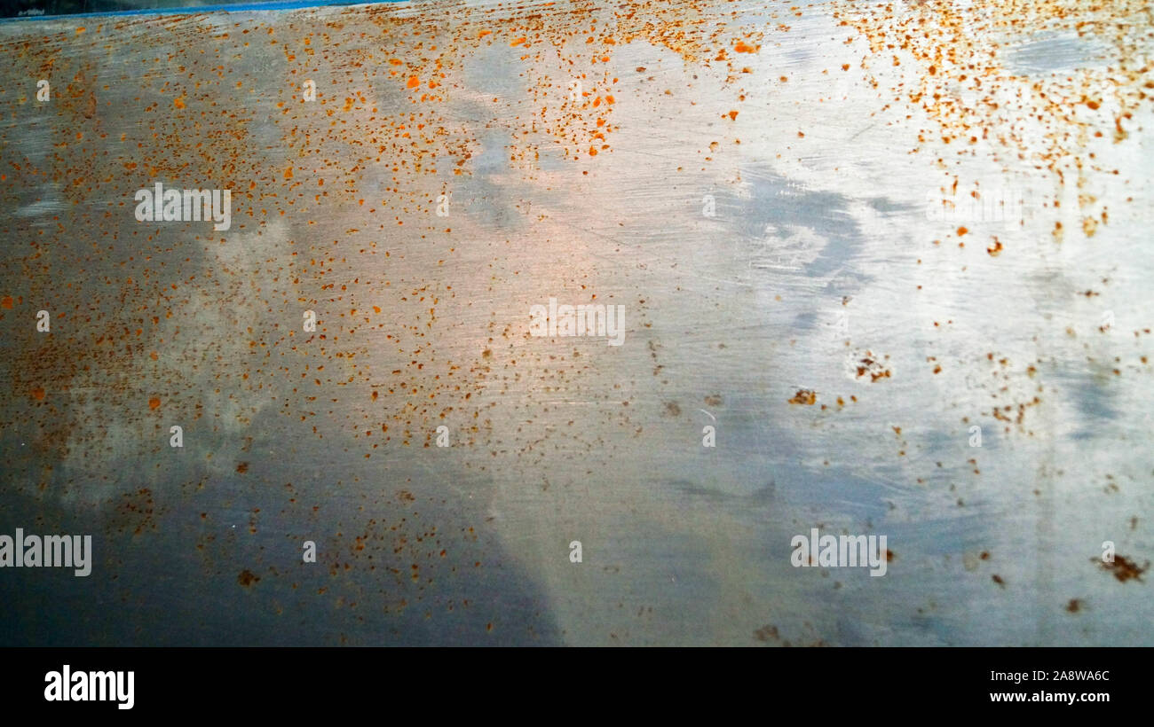 Metal texture with scratches cracks and rust Stock Photo - Alamy