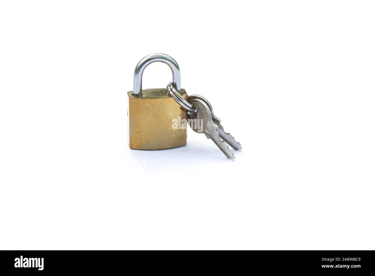 The key is locked. Information privacy concept. Keys with zipped lock ...