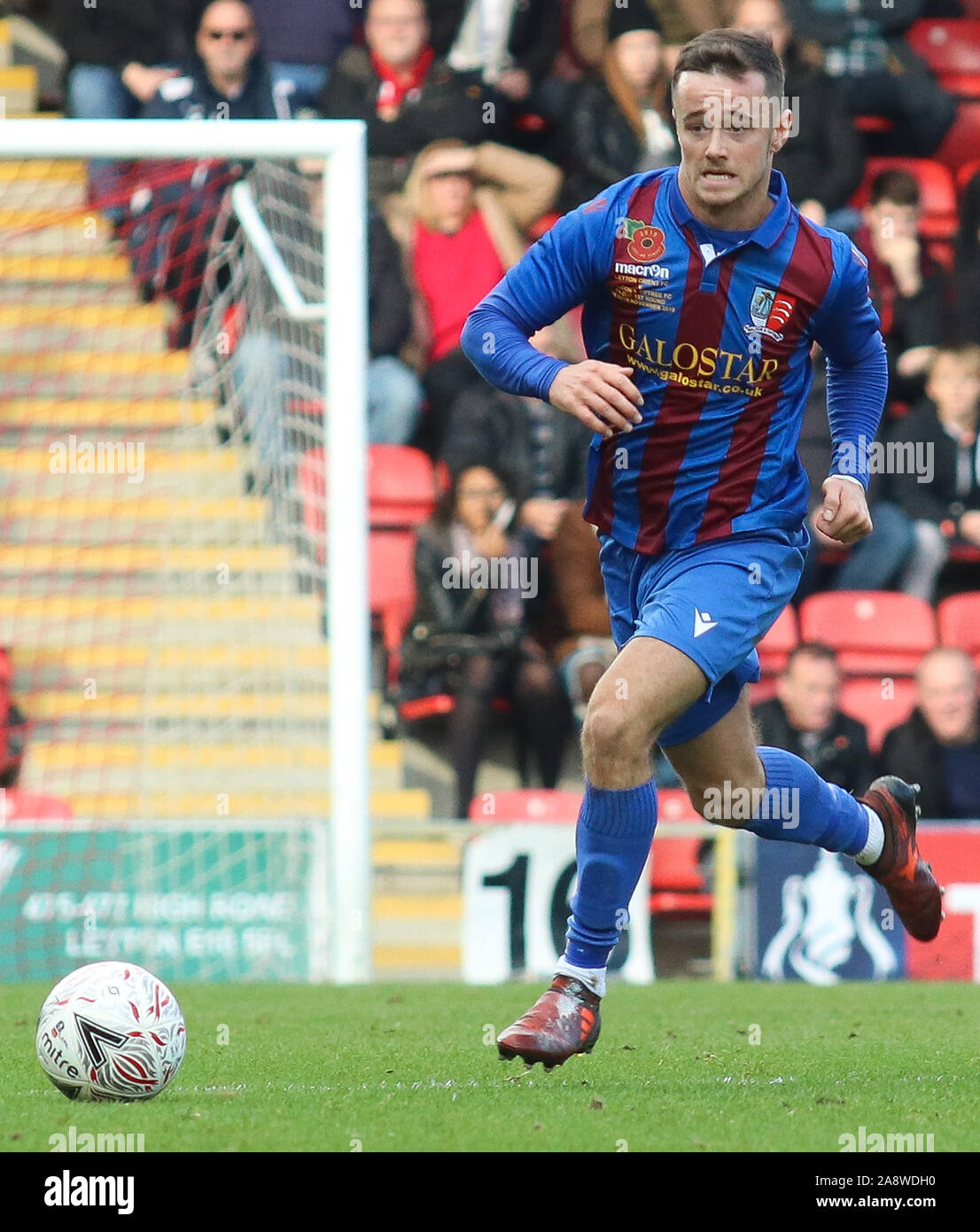 LONDON UNITED KINGDOM. NOVEMBER 10 Danny Parish of Malden and Tiptree ...