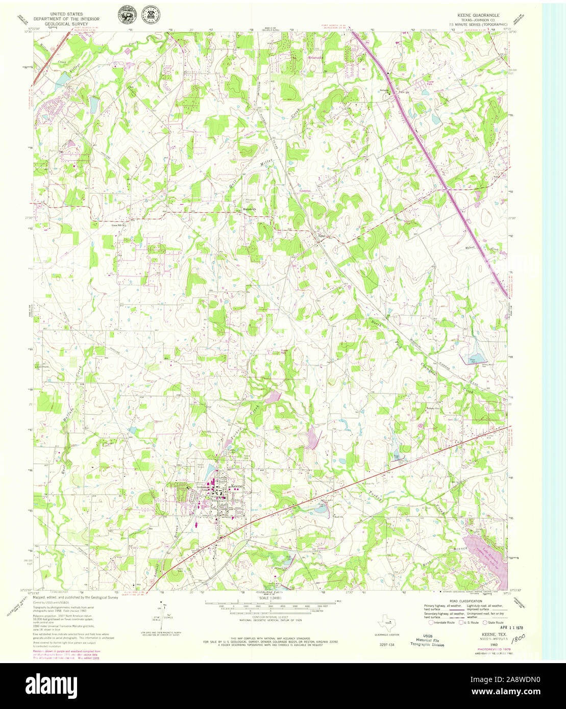 Keene map hi-res stock photography and images - Alamy