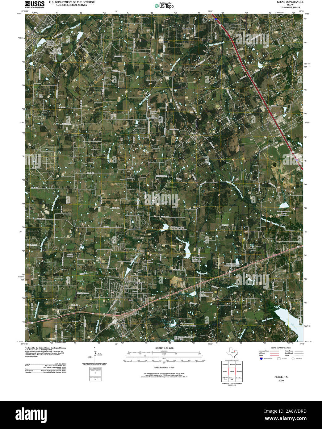 Map of keene hi-res stock photography and images - Alamy