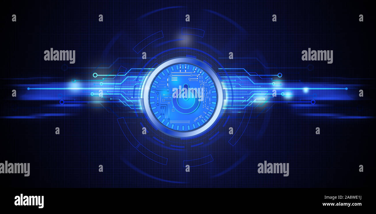 Power on button reflecting hi-res stock photography and images - Alamy