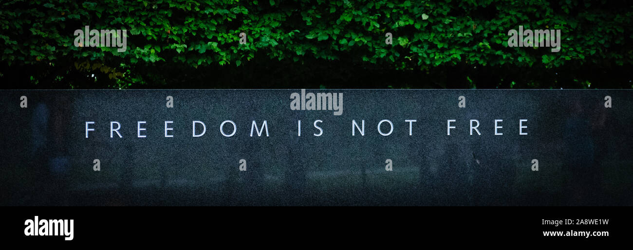 Freedom is not free Stock Photo - Alamy