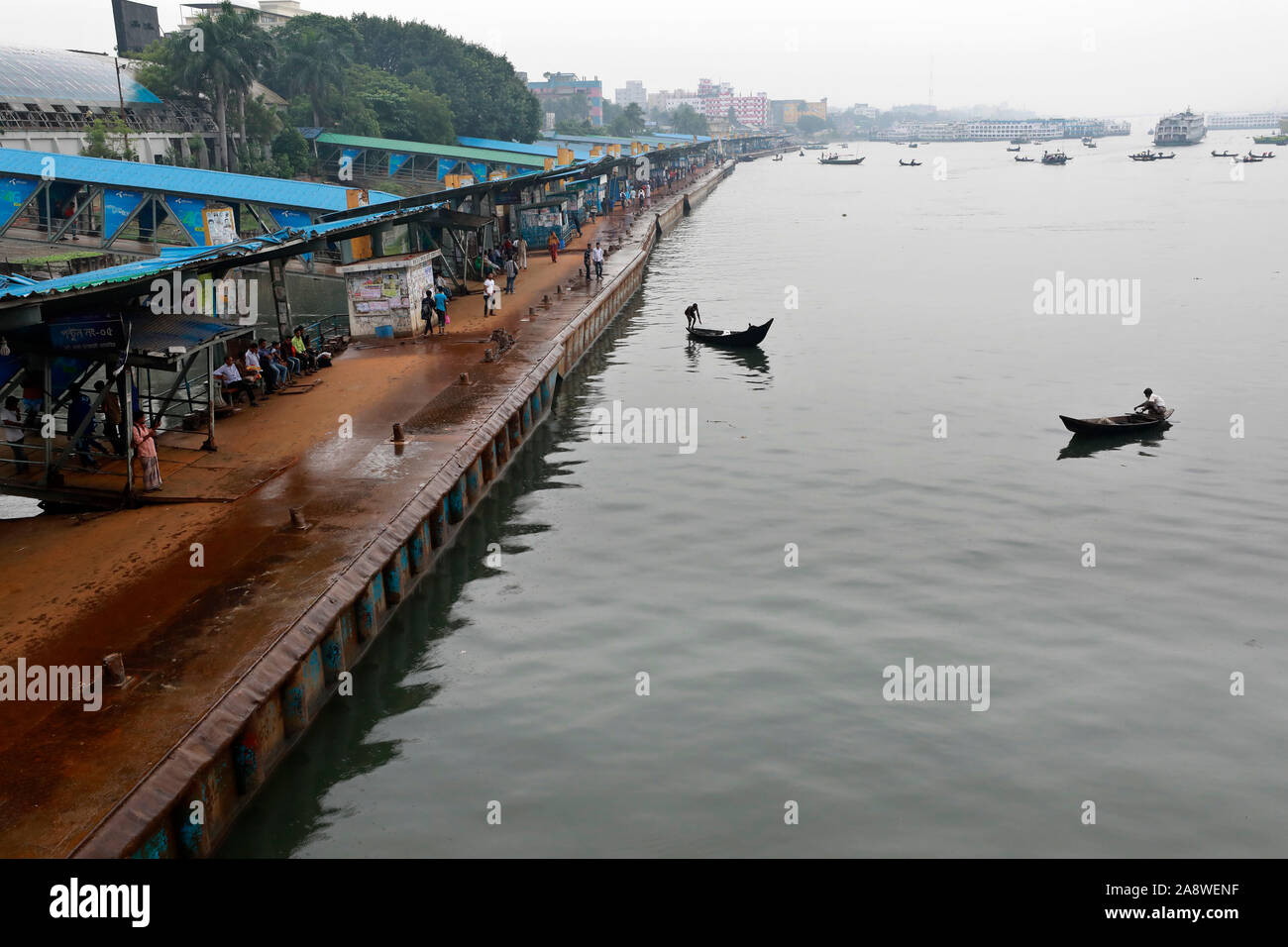 Sadarghat launch terminal hi-res stock photography and images - Alamy