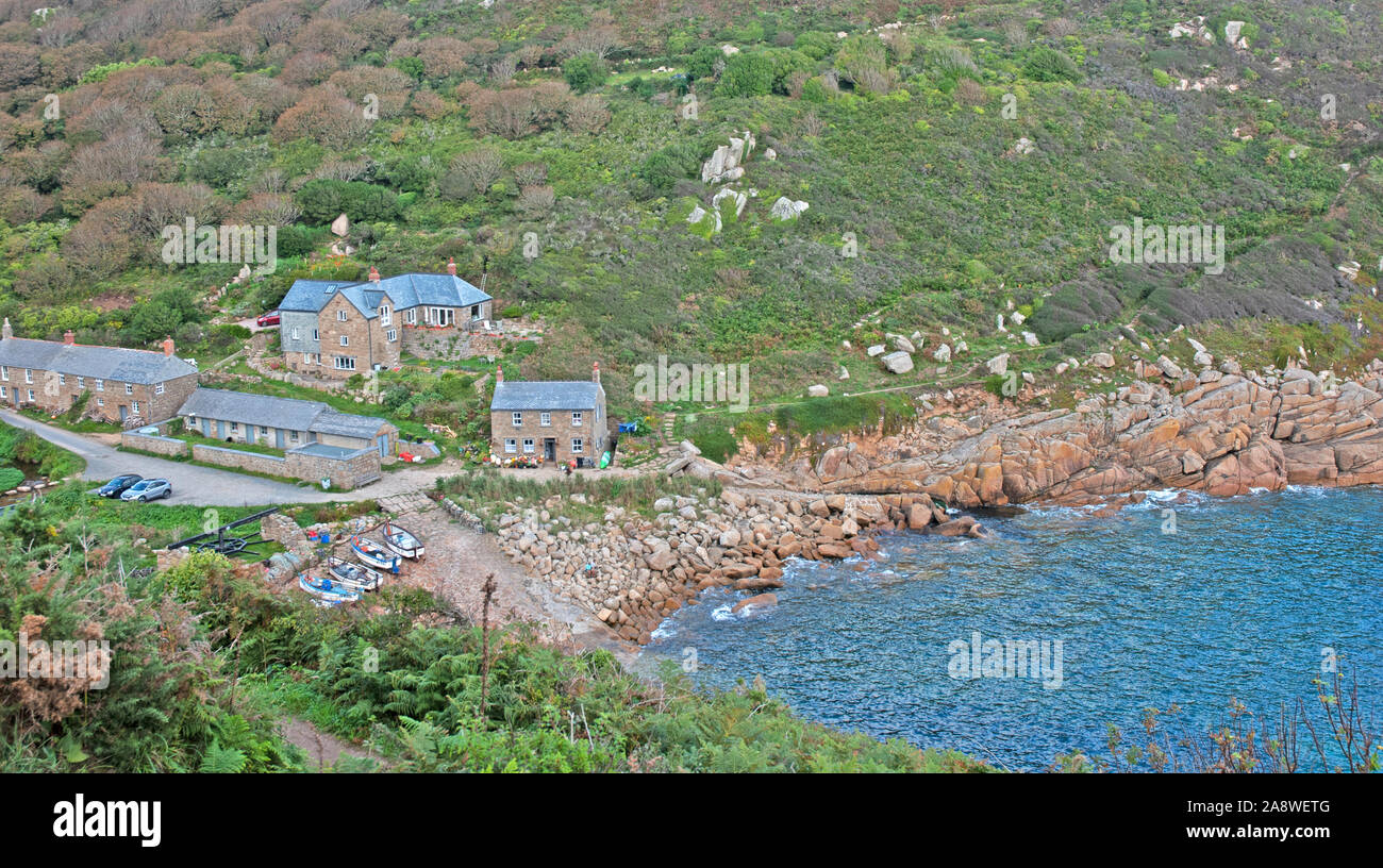 Penberth cove cornwall poldark village hi-res stock photography and ...
