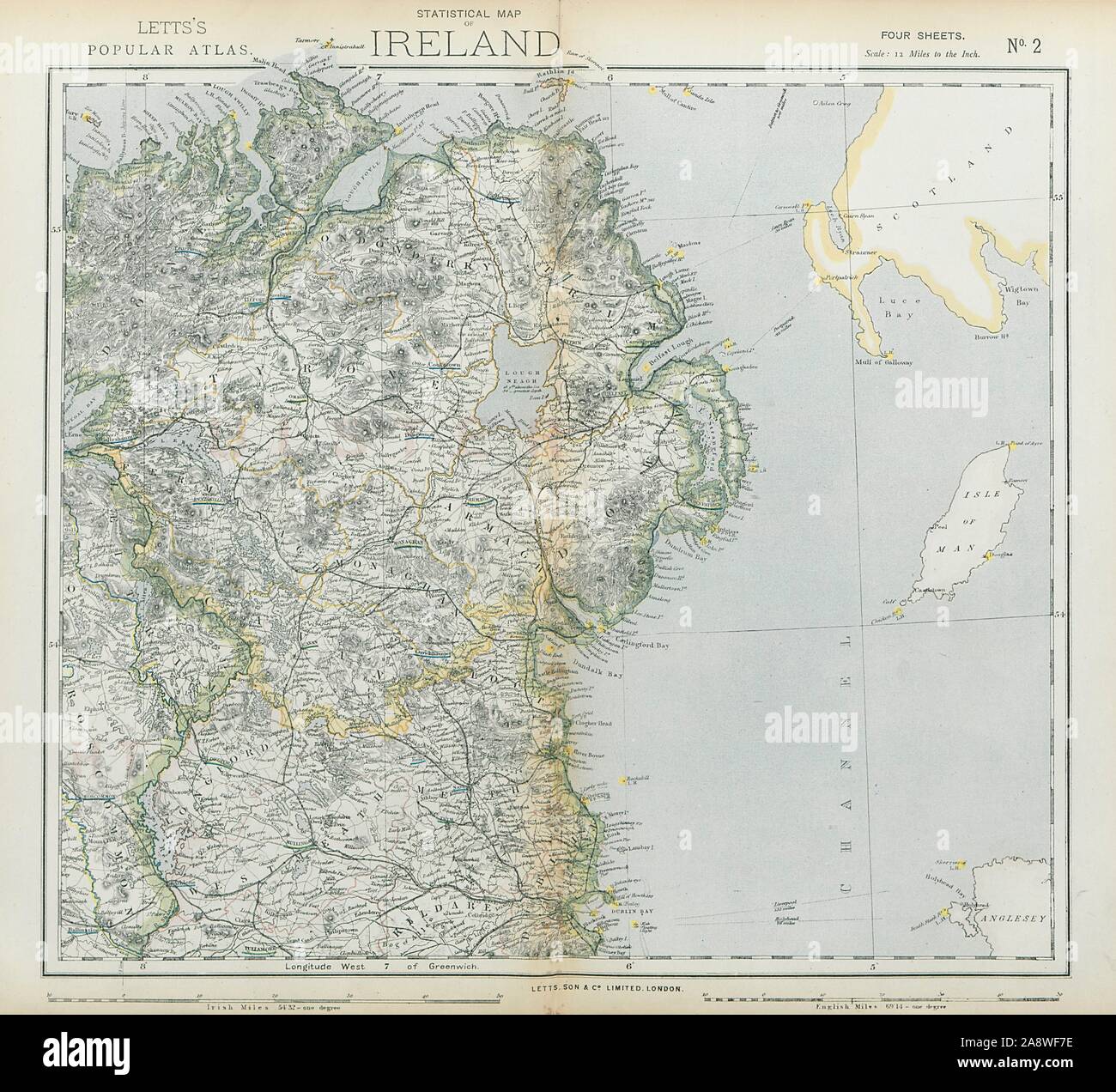 Mid ulster map hi-res stock photography and images - Alamy