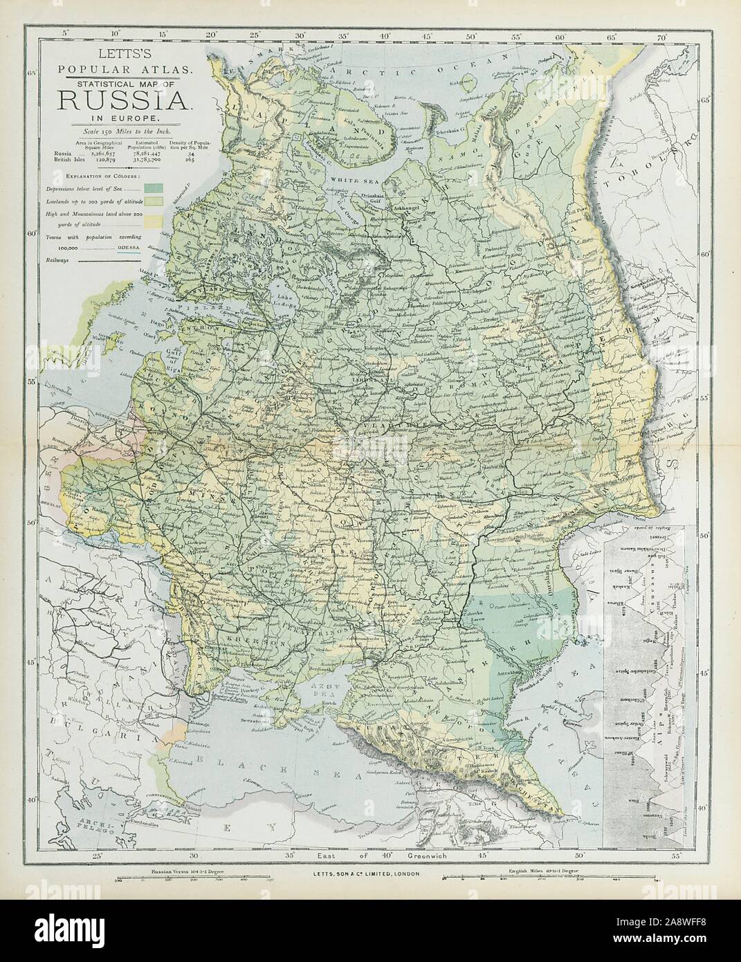 Map of russia and eastern europe hi-res stock photography and images ...