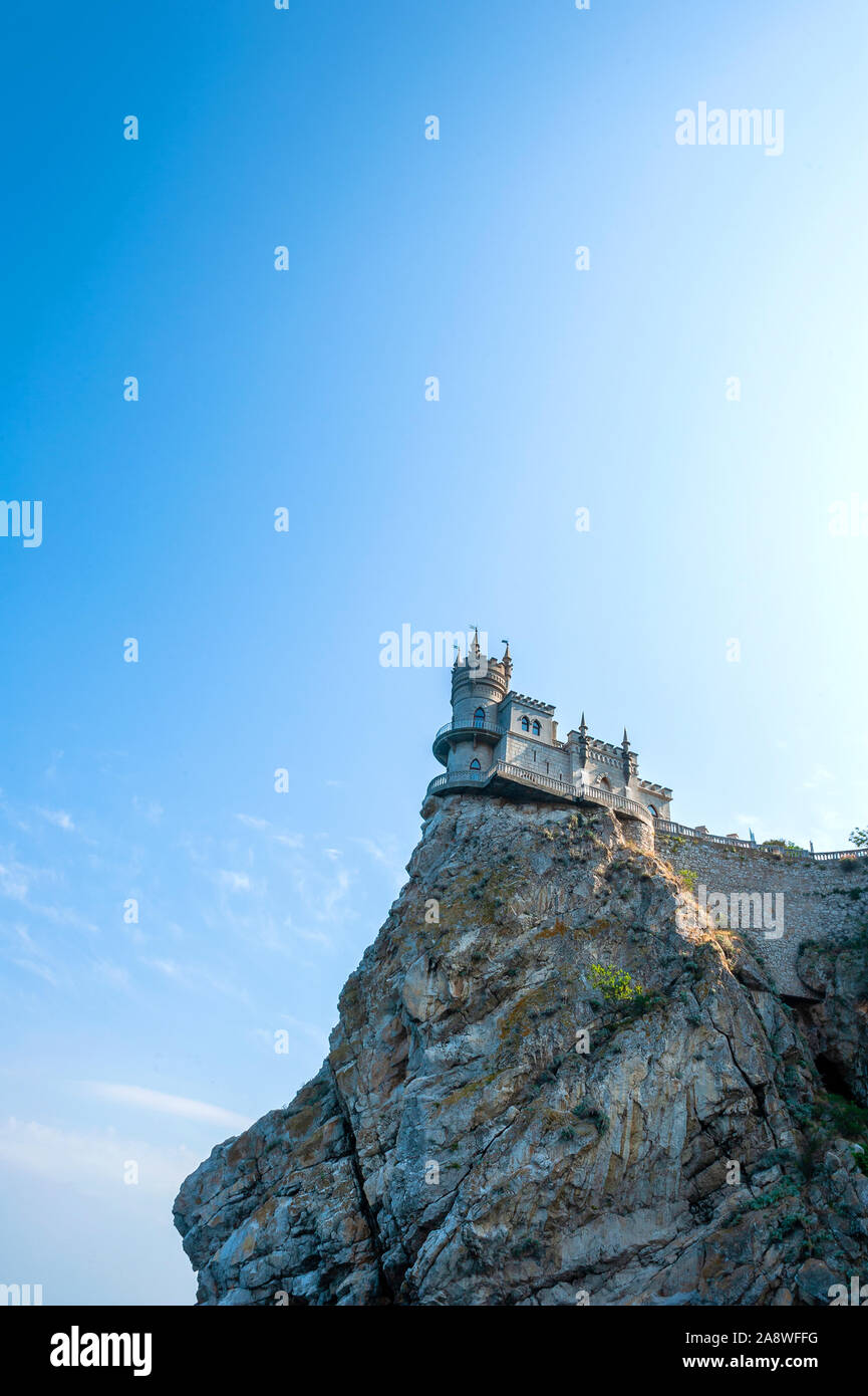 Castle on the cliff Stock Photo - Alamy