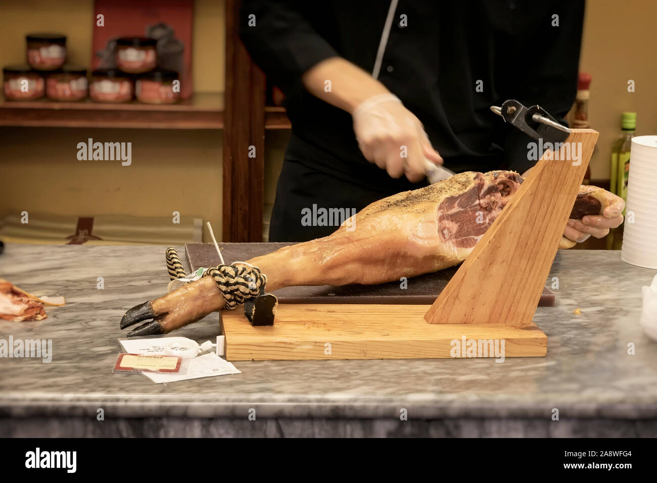 Jamon Iberico Man High Resolution Stock Photography and Images - Alamy