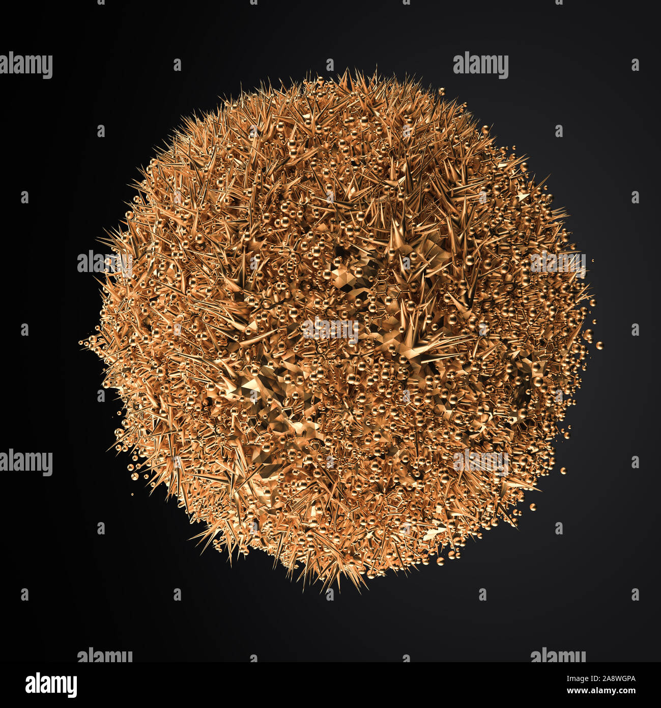 Abstract balloon particle. 3d rendering 3d illustration Stock Photo - Alamy