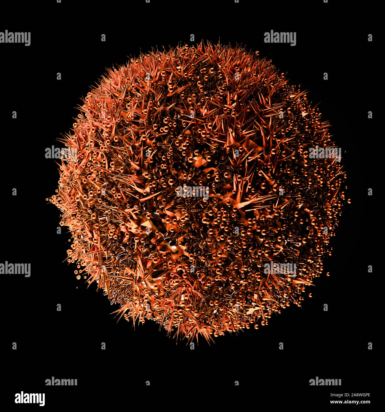 Abstract balloon particle. 3d rendering 3d illustration Stock Photo - Alamy