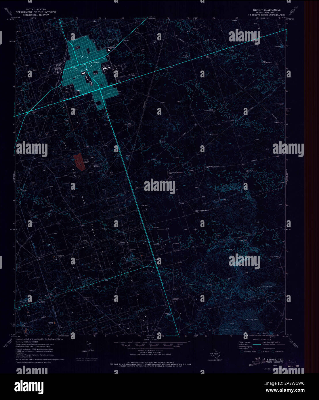 Map of kermit hi-res stock photography and images - Alamy