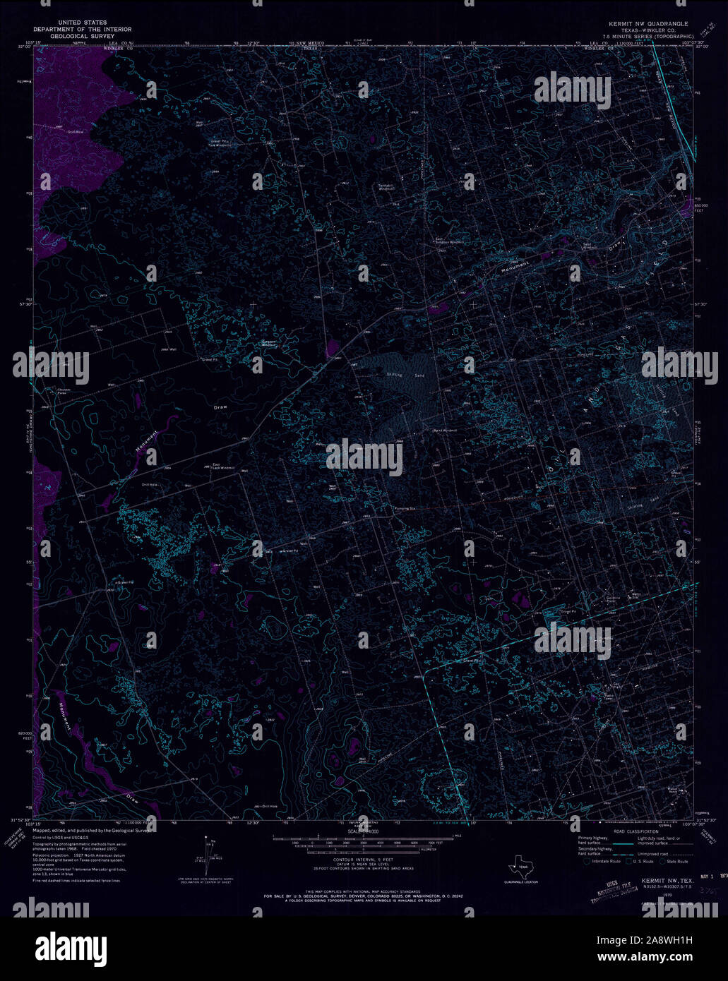 Map of kermit hi-res stock photography and images - Alamy