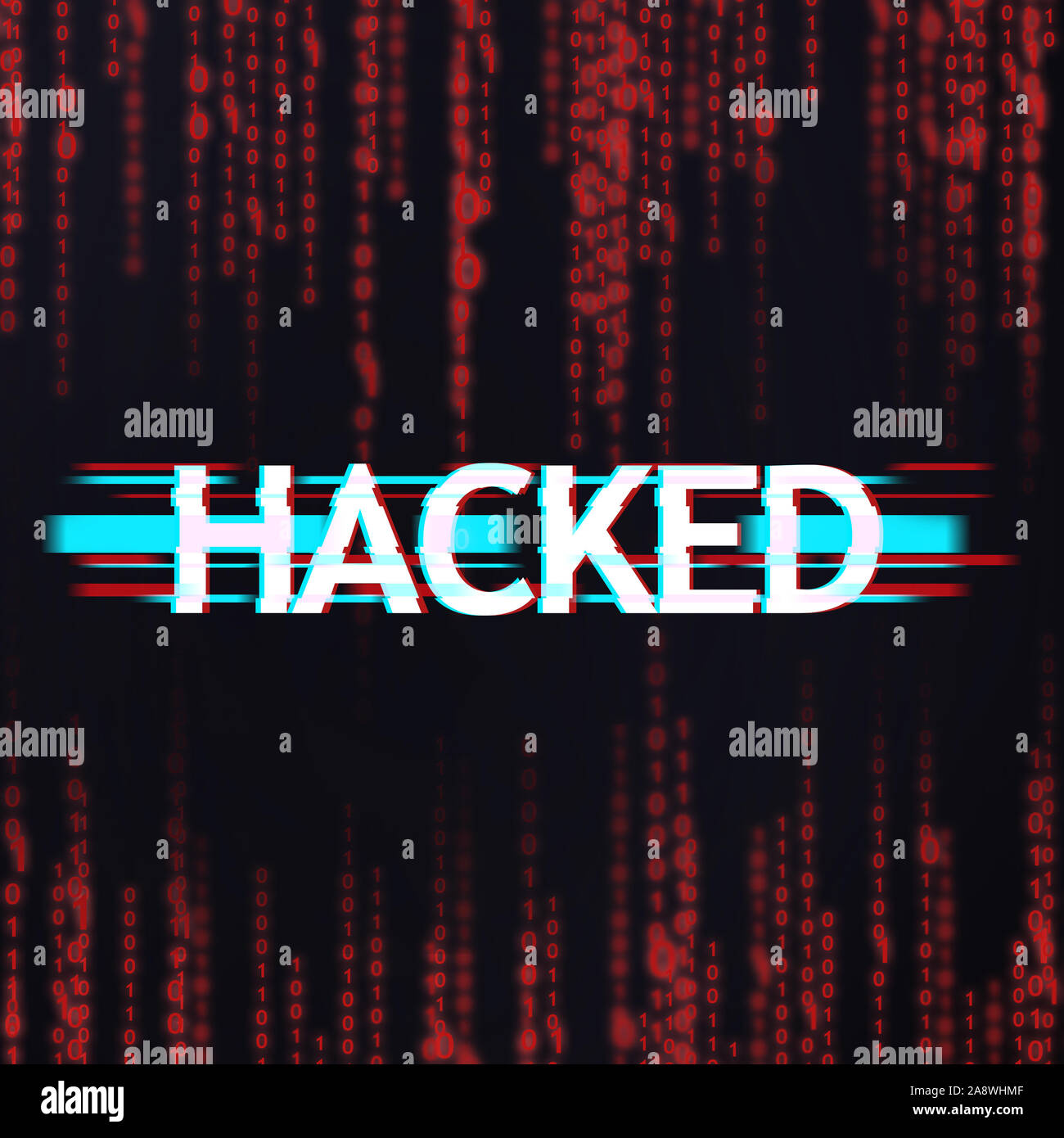 Glitch alphabet hi-res stock photography and images - Alamy