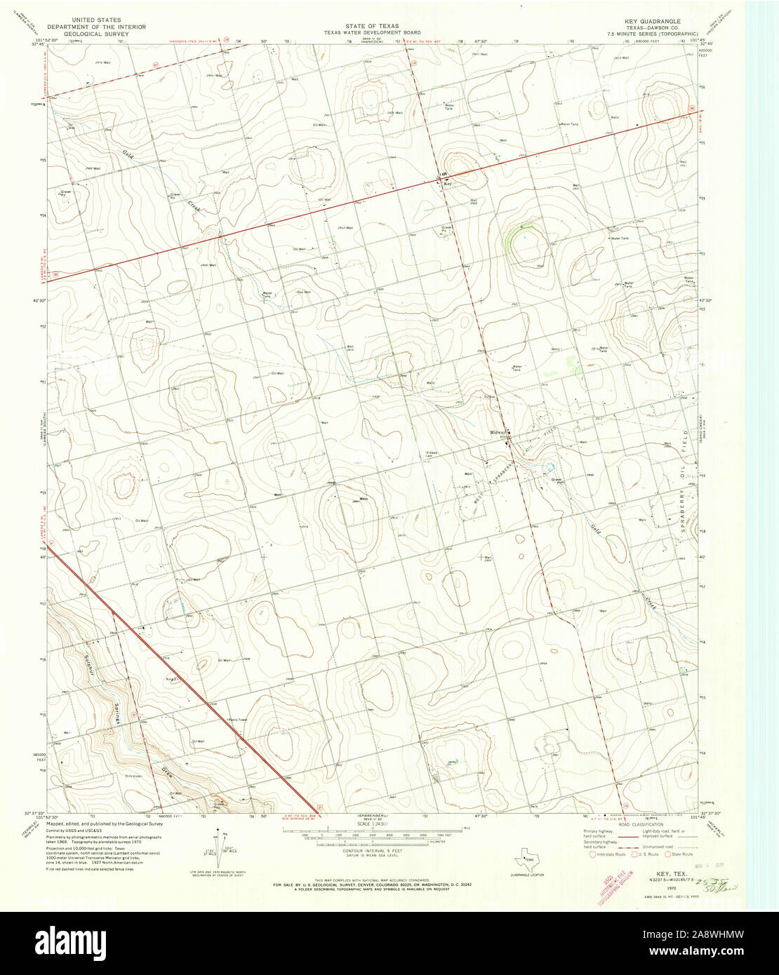Topographical map key hi-res stock photography and images - Alamy