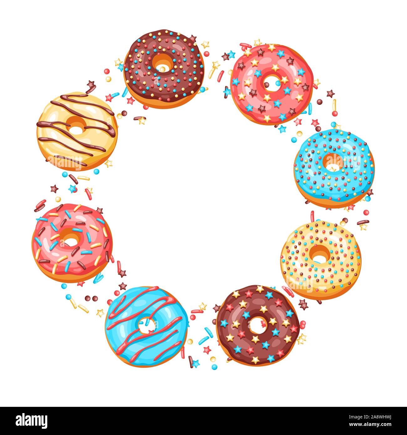 Sprinkle border Cut Out Stock Images & Pictures - Alamy