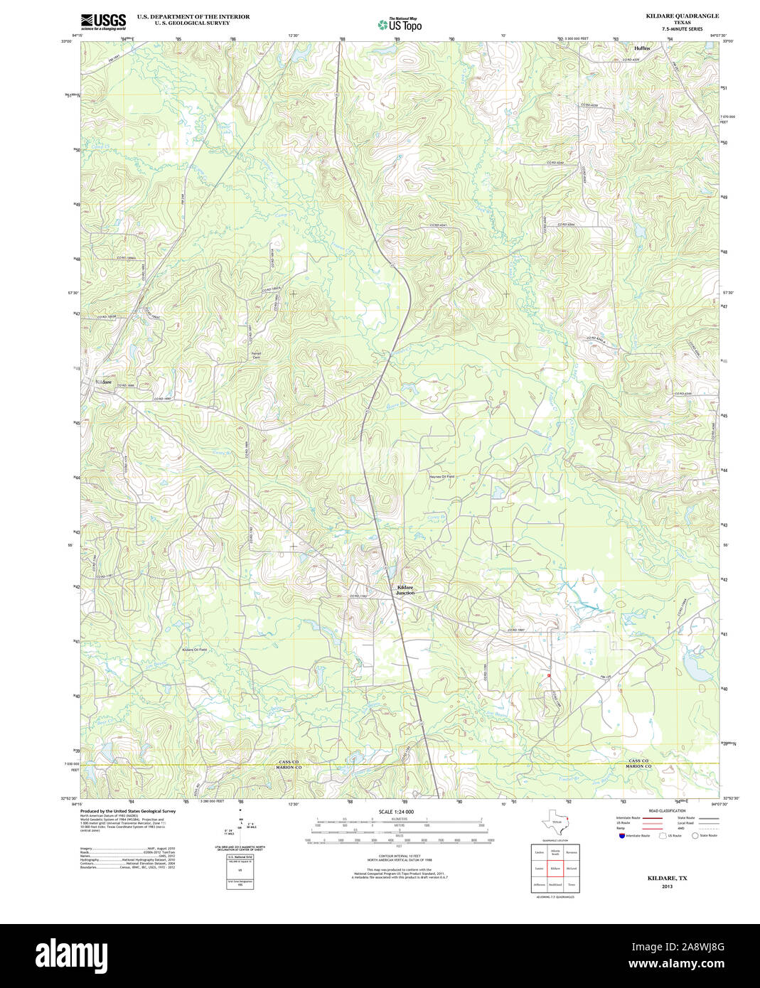 Kildare map hi-res stock photography and images - Alamy